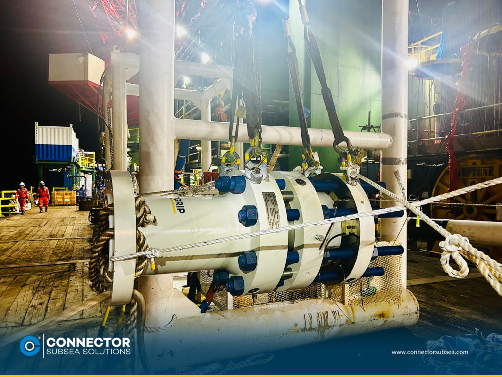 Successful MORGRIP® Connector installed in the Gulf of Thailand